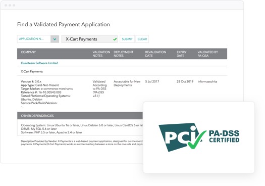 X-Cart Payments - PA-DSS certified software for secure credit cards ...