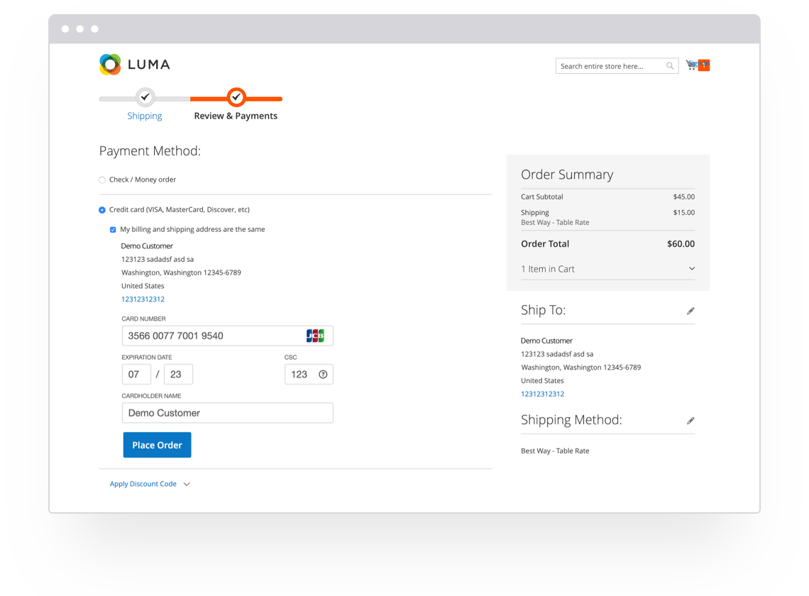 X-Payments & Magento v.2.x Online Demo | www.x-payments.com